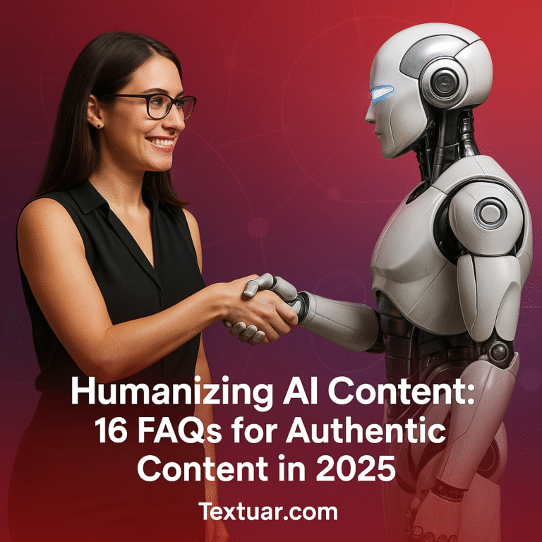 Humanizing AI Content: 16 FAQs for Authentic Content in 2026